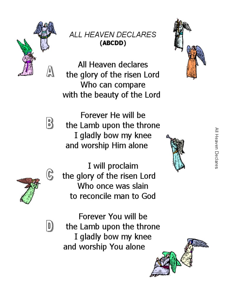 All Heaven Declares | PDF