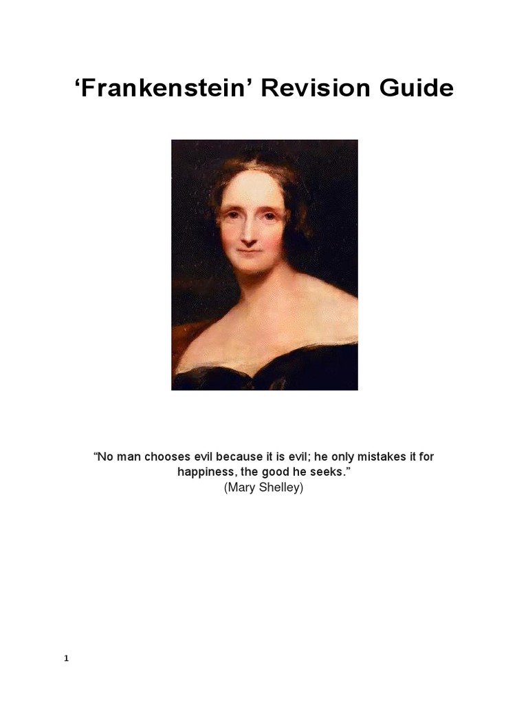 Frankenstein Revision Guide | PDF | Mary Shelley | Frankenstein