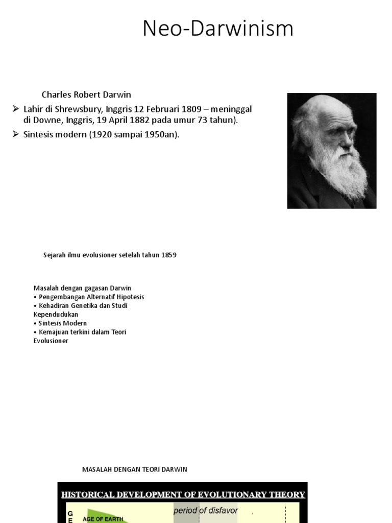 Neo Darwinism | PDF | Ilmu Sosial | Filsafat
