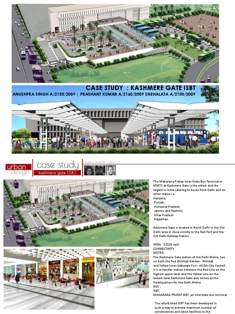 Kashmere Gate ISBT Case Study Overview | PDF | Public Transport | Transport