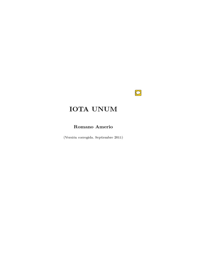 Iota Unum | PDF | Concilio Vaticano II | Iglesia Católica
