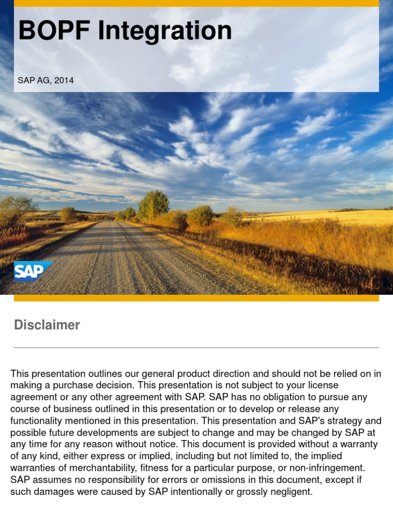 05 BOPF Integration | PDF | Database Transaction | Ibm Db2