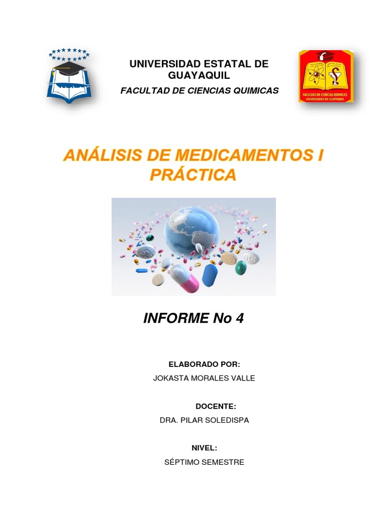 Medicamentos. Jokasta Morales. Pract4 Jarabe | PDF | Concentración | Valoración