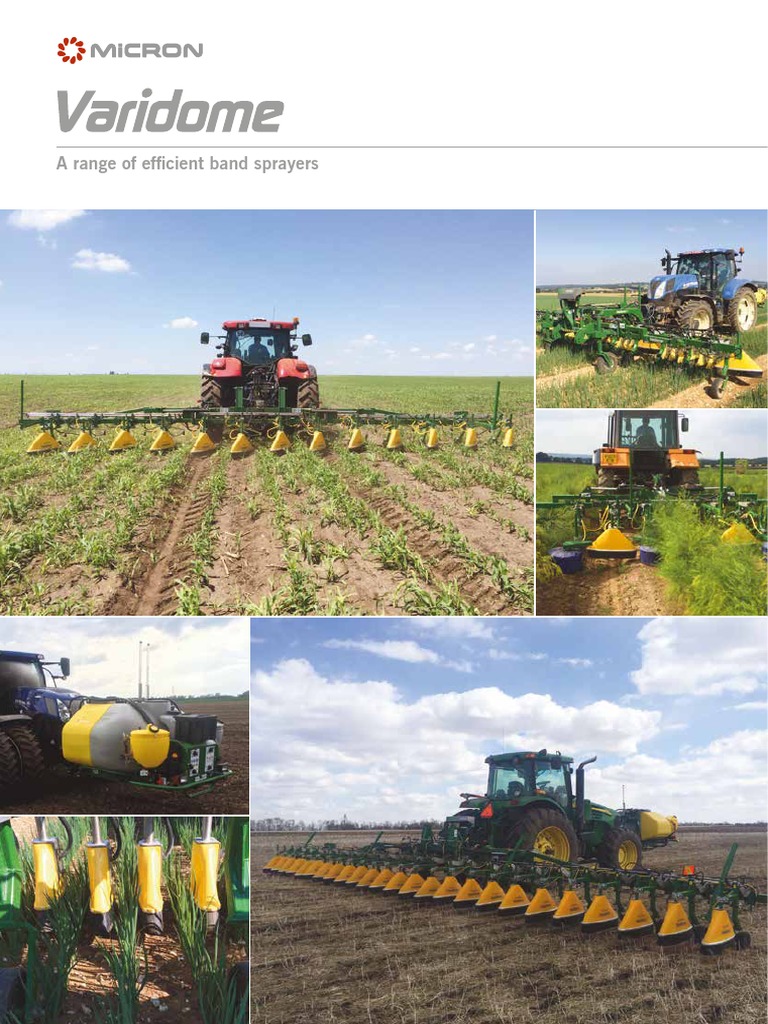 A Fully Modular and Customizable Band Sprayer Solution: The Varidome ...