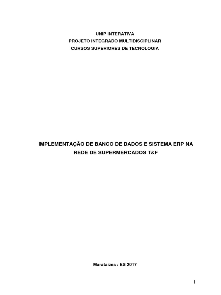 Pim III - Gestão de TI - Unip | PDF | Planejamento de recursos ...