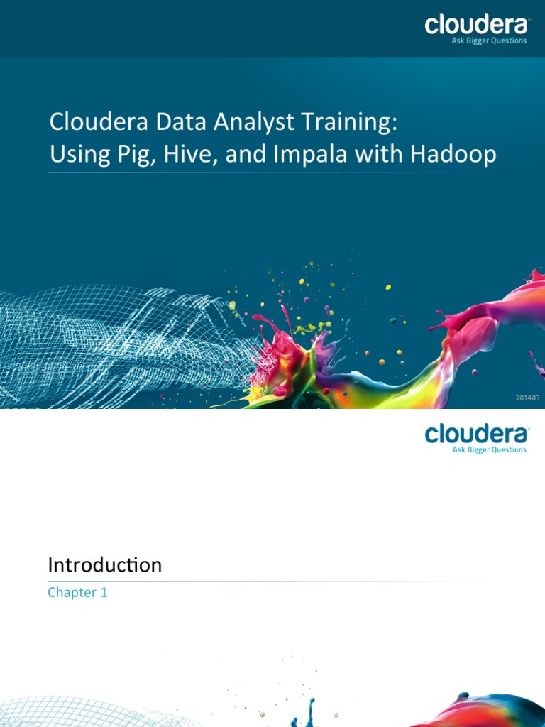 Data Analyst Training 201403 | PDF | Apache Hadoop | Distributed ...