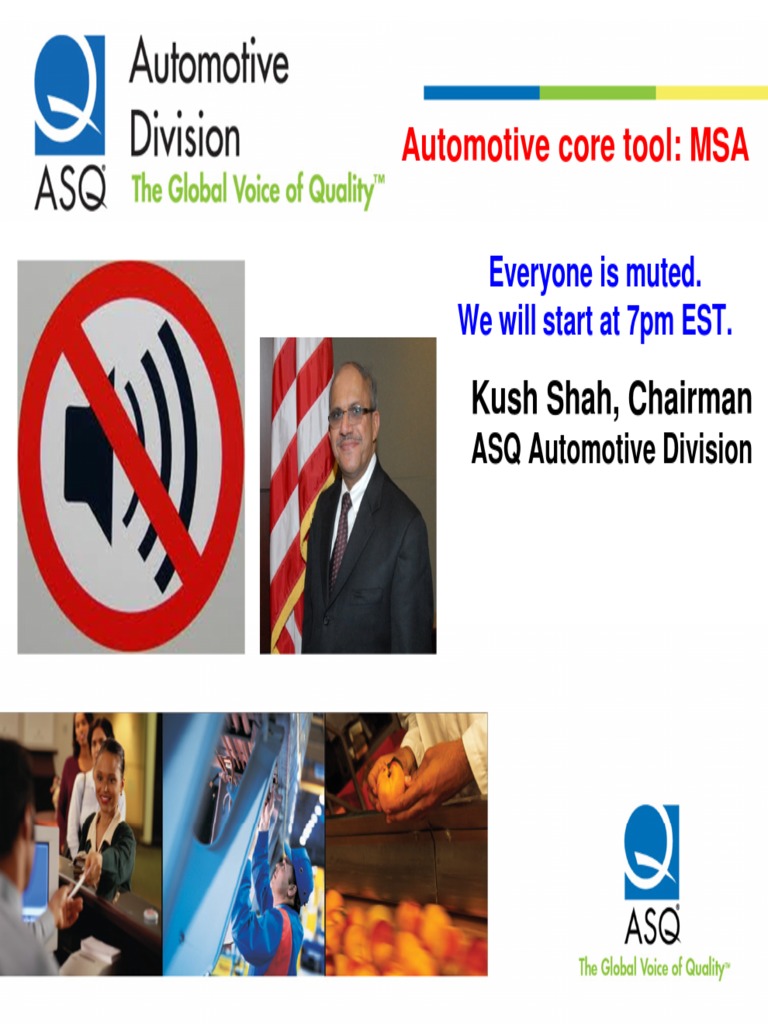 MSA Webinar | PDF | Accuracy And Precision | Calibration