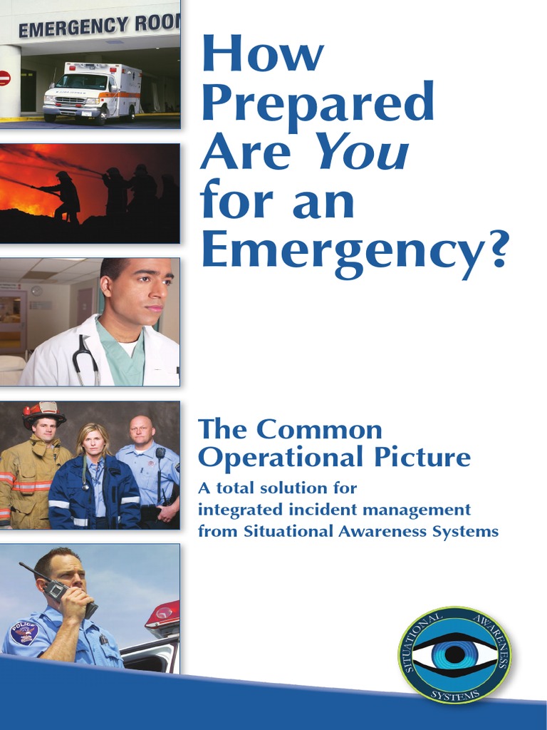 Prepare for Emergencies with the Common Operational Picture (COP | PDF ...