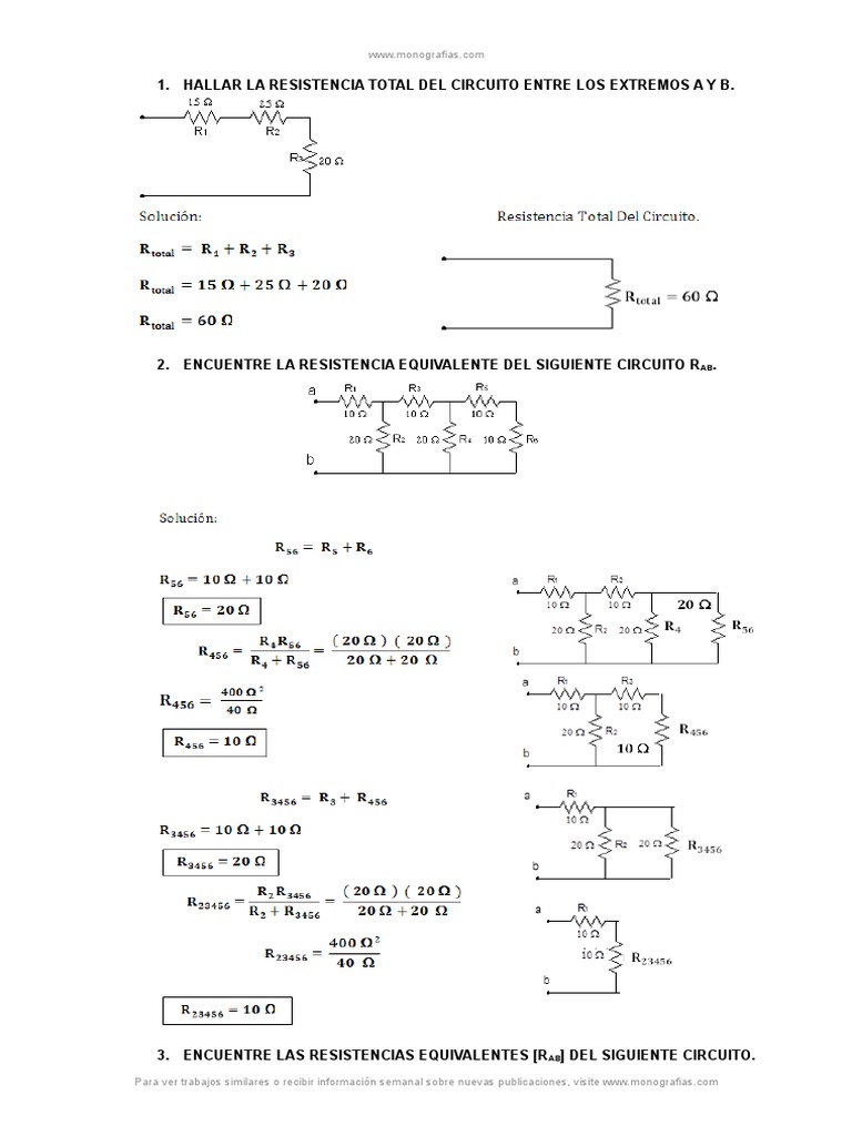 Ejercicios Resueltos Electricidad