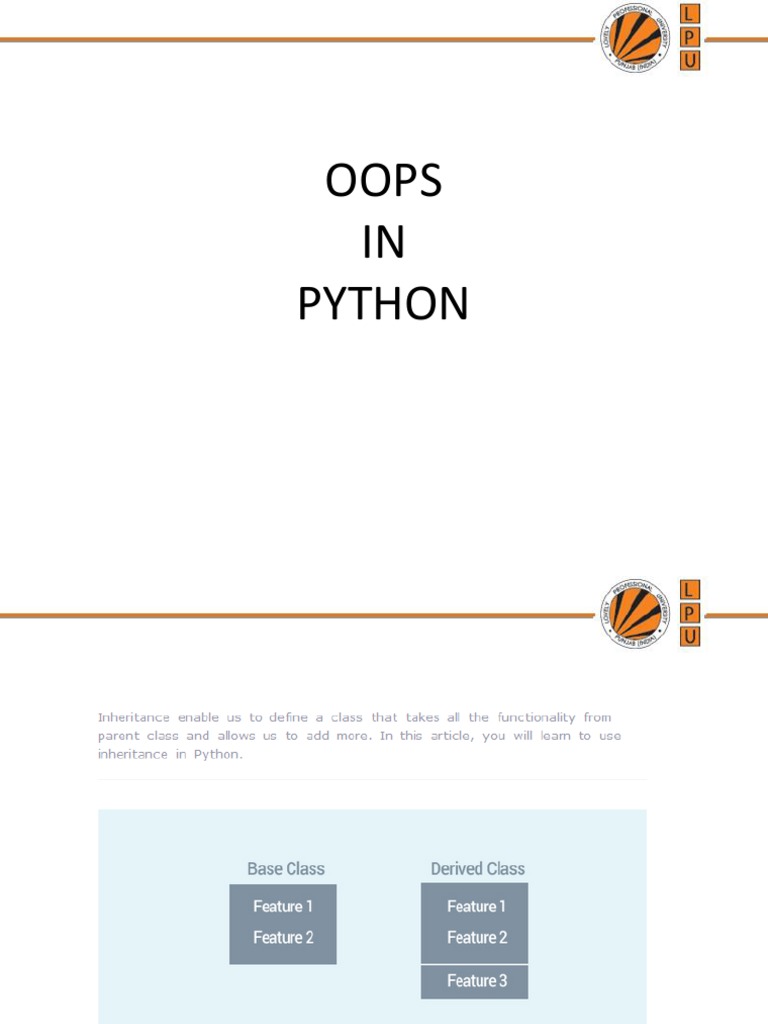 Lecture11 OOPs Concept | PDF