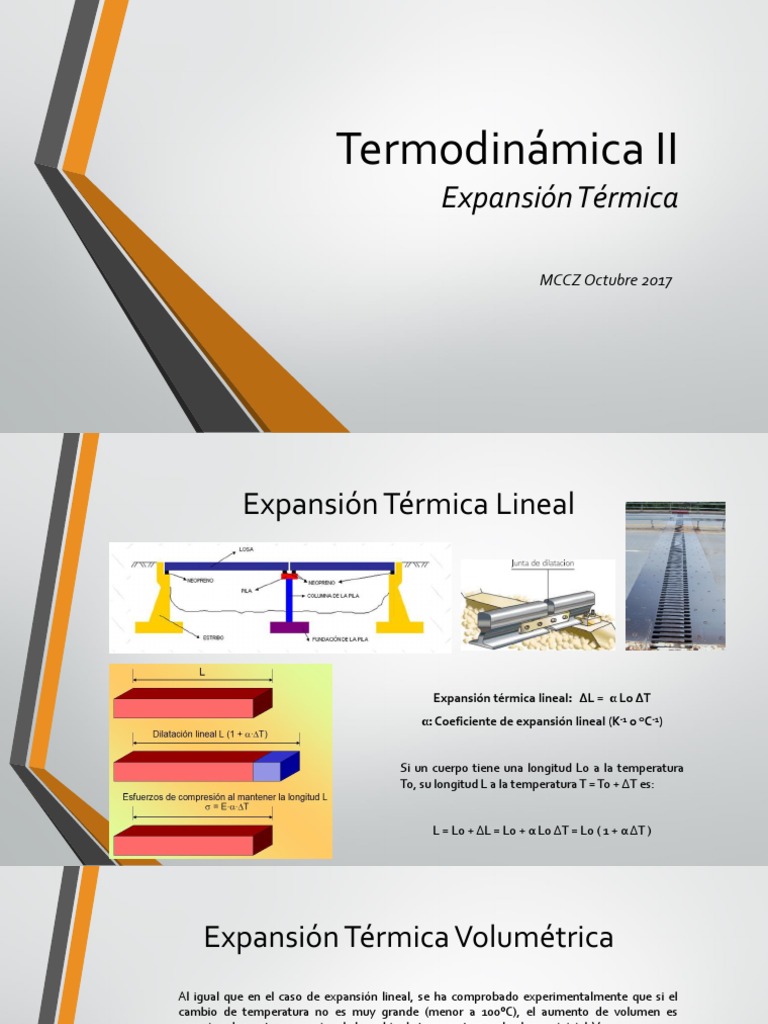 Presentacion 4 - Expansion Termica | PDF