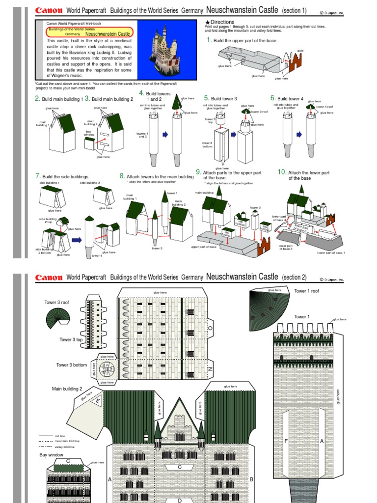 World Papercraft Buildings of The World Series Germany (Section 1 ...