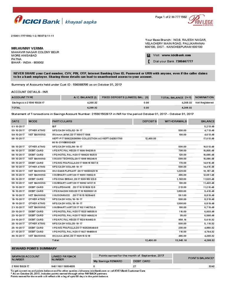 Oct2017 | PDF | Debit Card | Payments