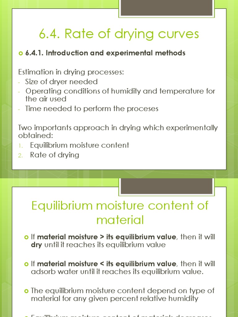 Chapter 6 - DRYING Week 2 | PDF | Relative Humidity | Heat Transfer