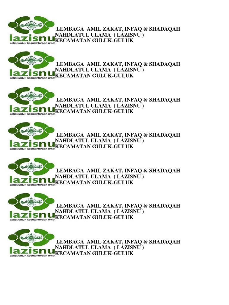 LAZISNU | PDF