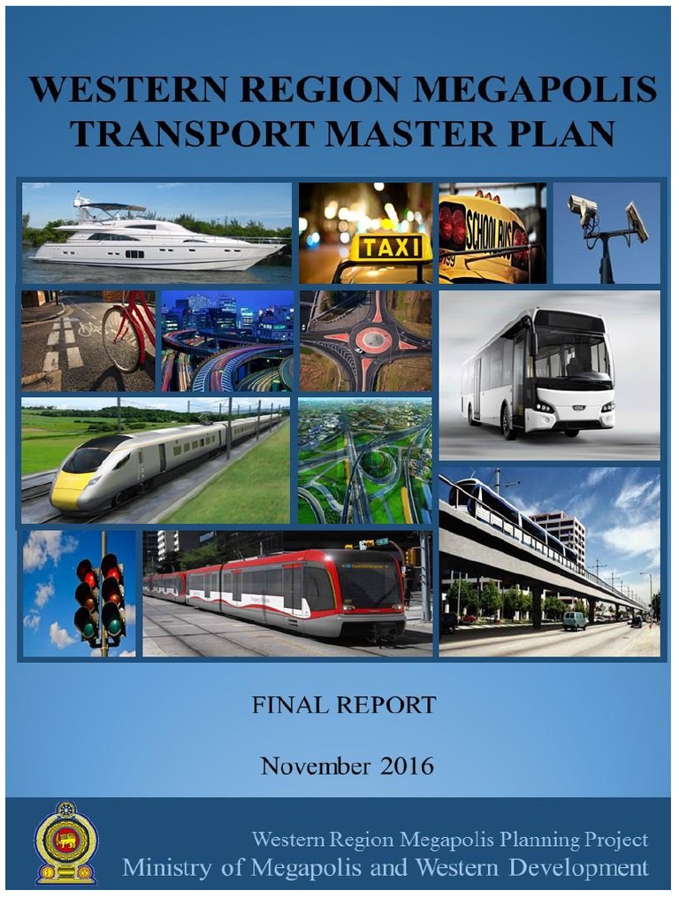 Megapolis Transport Masterplan - Final | PDF | Traffic | Pedestrian Crossing