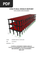 STRUCTURAL DESIGN Report | PDF | Structural Load | Bending
