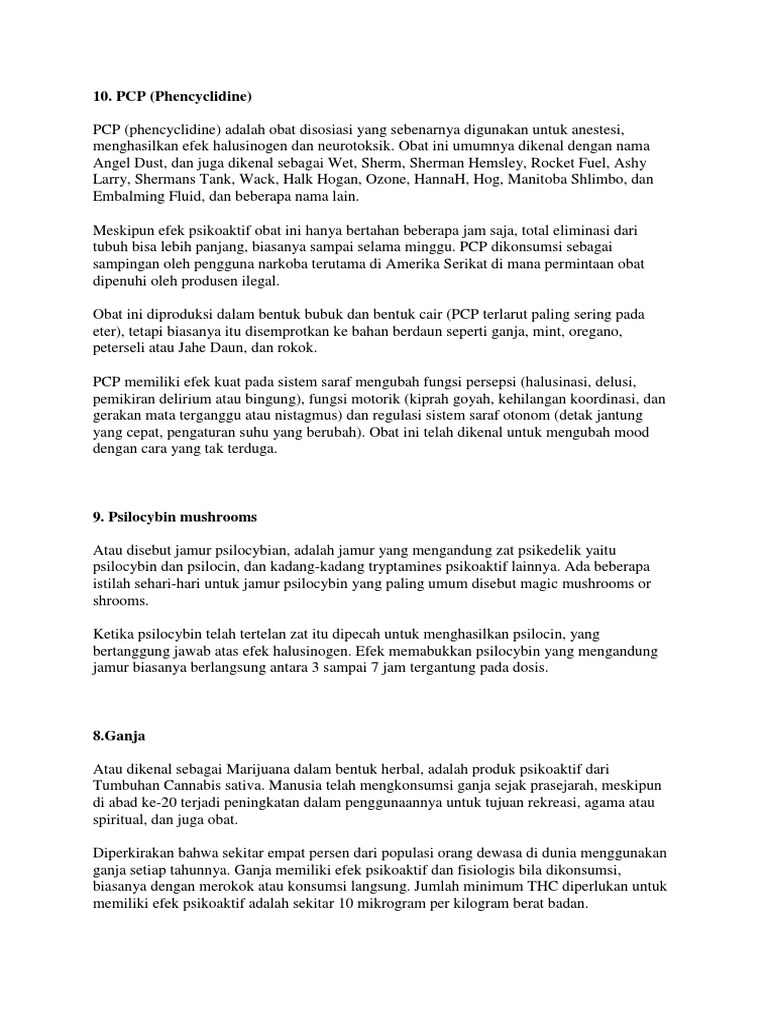 PCP (Phencyclidine) | PDF