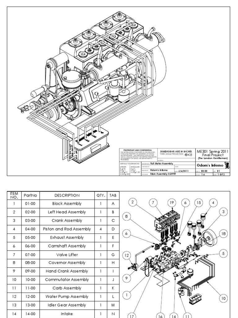 Drawing Package | PDF | Vehicle Parts | Transportation Engineering