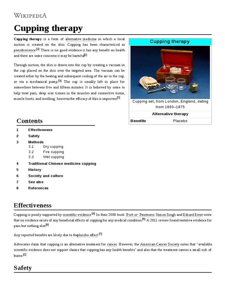 Cupping Therapy | PDF | Alternative Medicine | Health Movements
