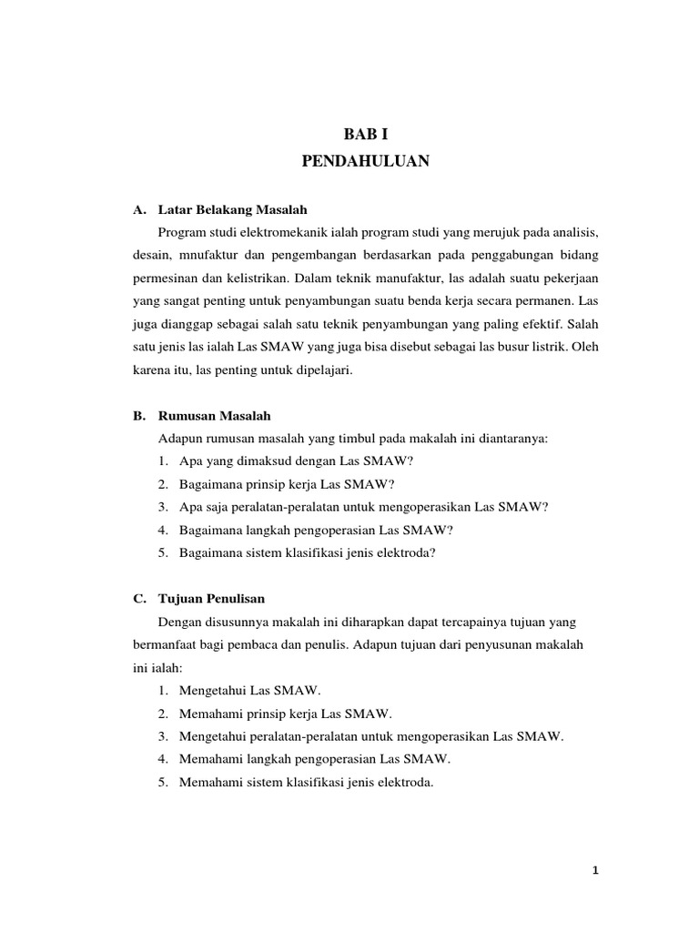 Prinsip Kerja dan Peralatan Las SMAW | PDF