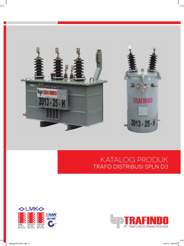 Trafindo Transformer Catalog | PDF | Transformer | Power (Physics)