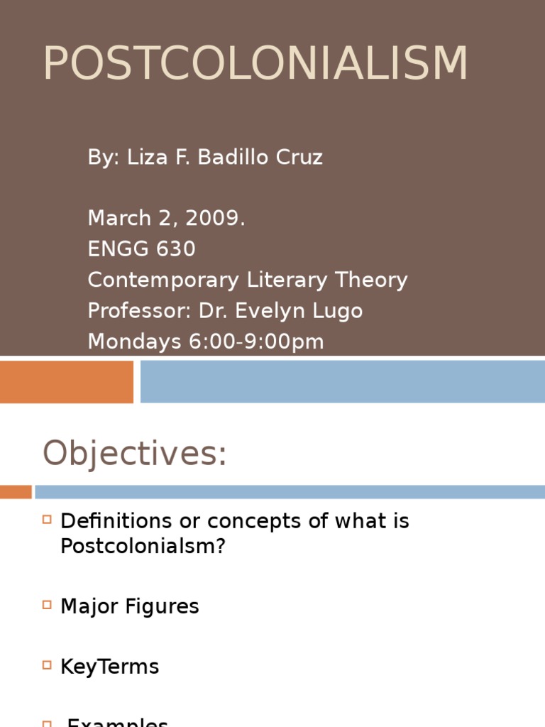 Understanding Postcolonialism Theory | PDF | Postcolonialism ...