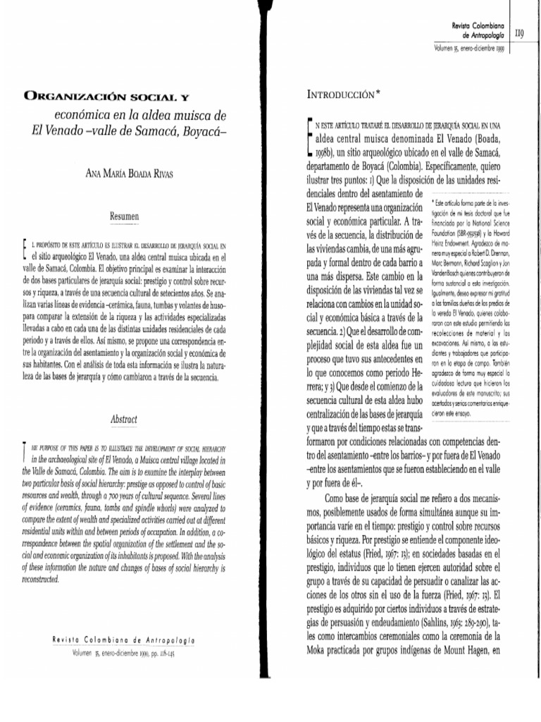 Boada Rivas, Ana María (1999) - Organización Social y Económica en La ...