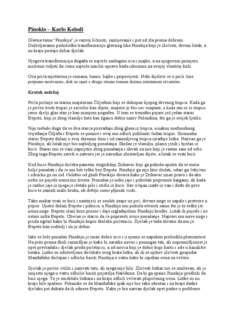 Pinokio | PDF
