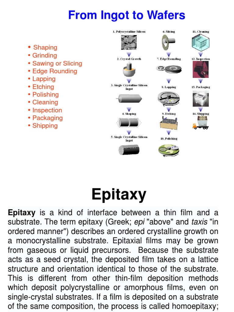 Epitaxy PDF | PDF | Epitaxy | Chemical Vapor Deposition