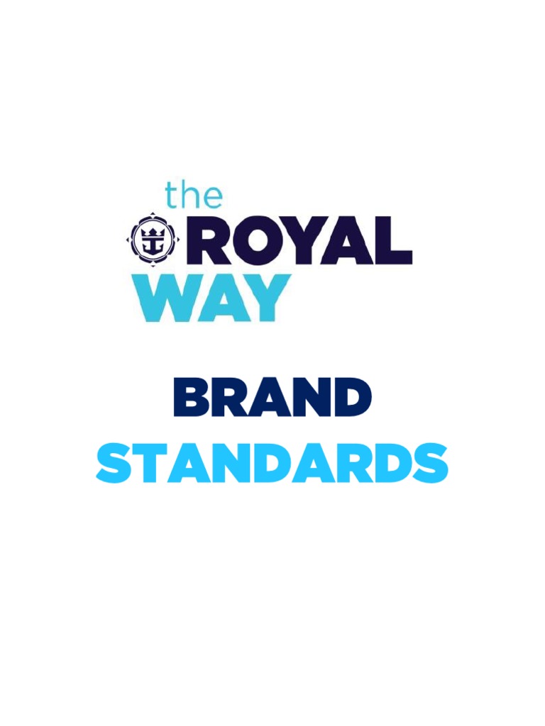 The ROYAL Way Brand Standards PDF | PDF | Hairstyle | Necklace