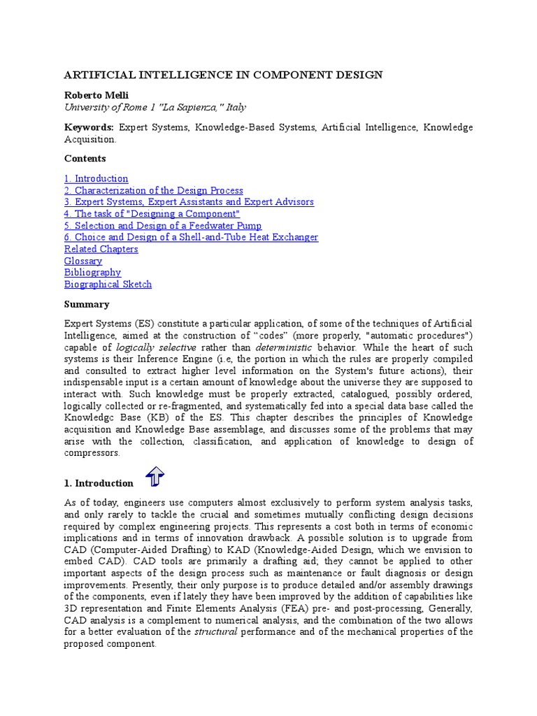 AI in Component Design Explained | PDF | Artificial Intelligence ...