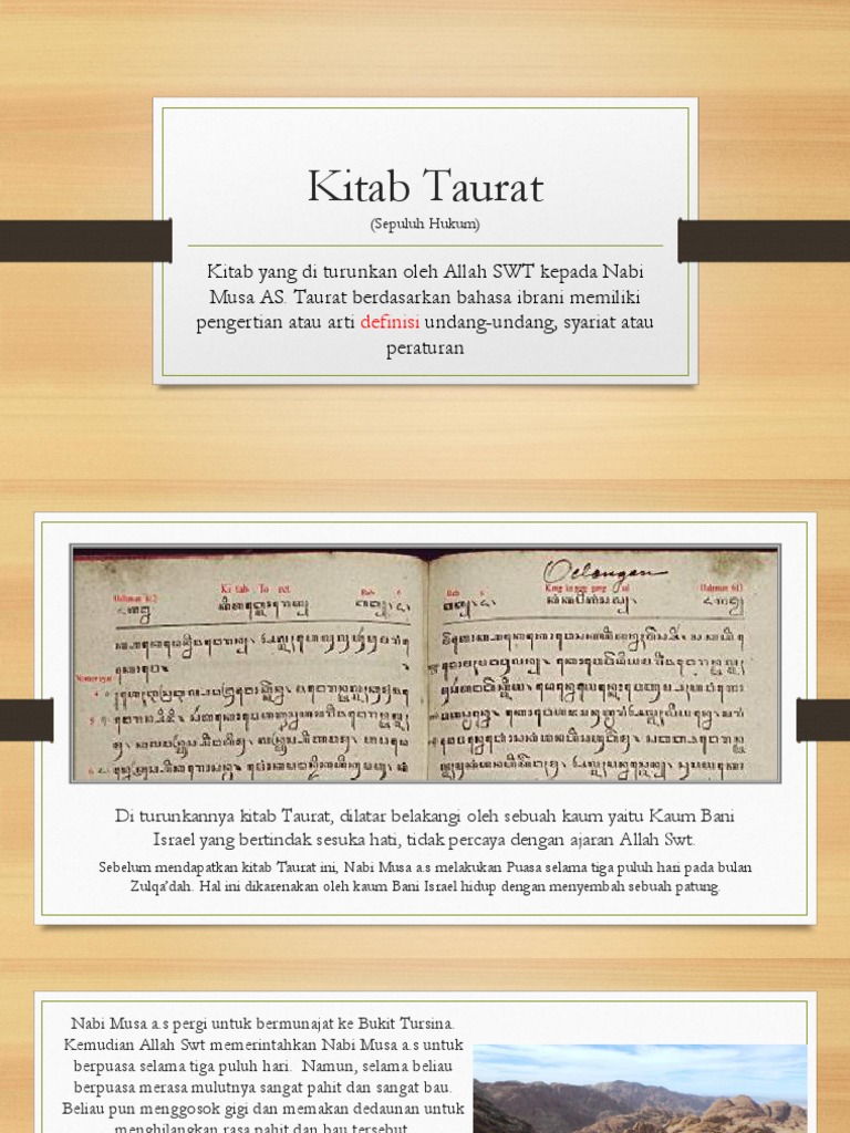 Sepuluh Hukum Taurat | PDF