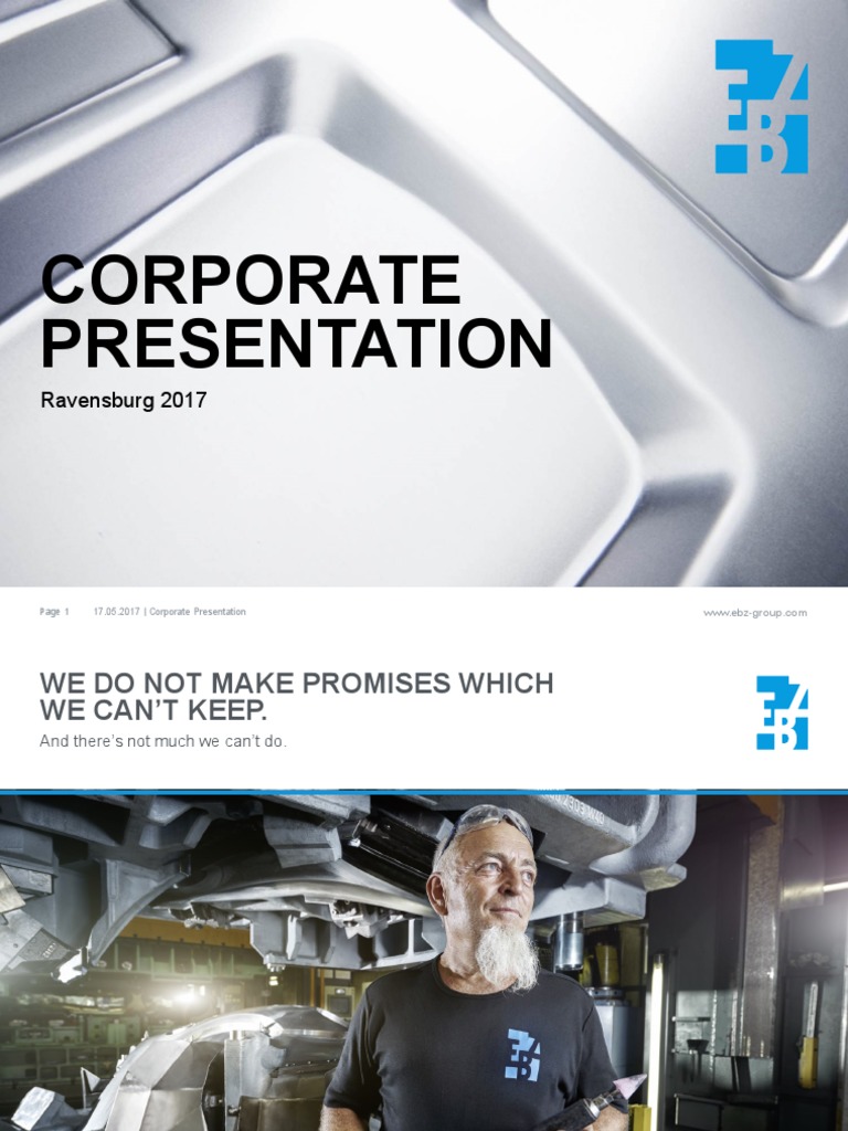 EBZ Group Corporate Overview 2017 | PDF | Business | Economic Sectors