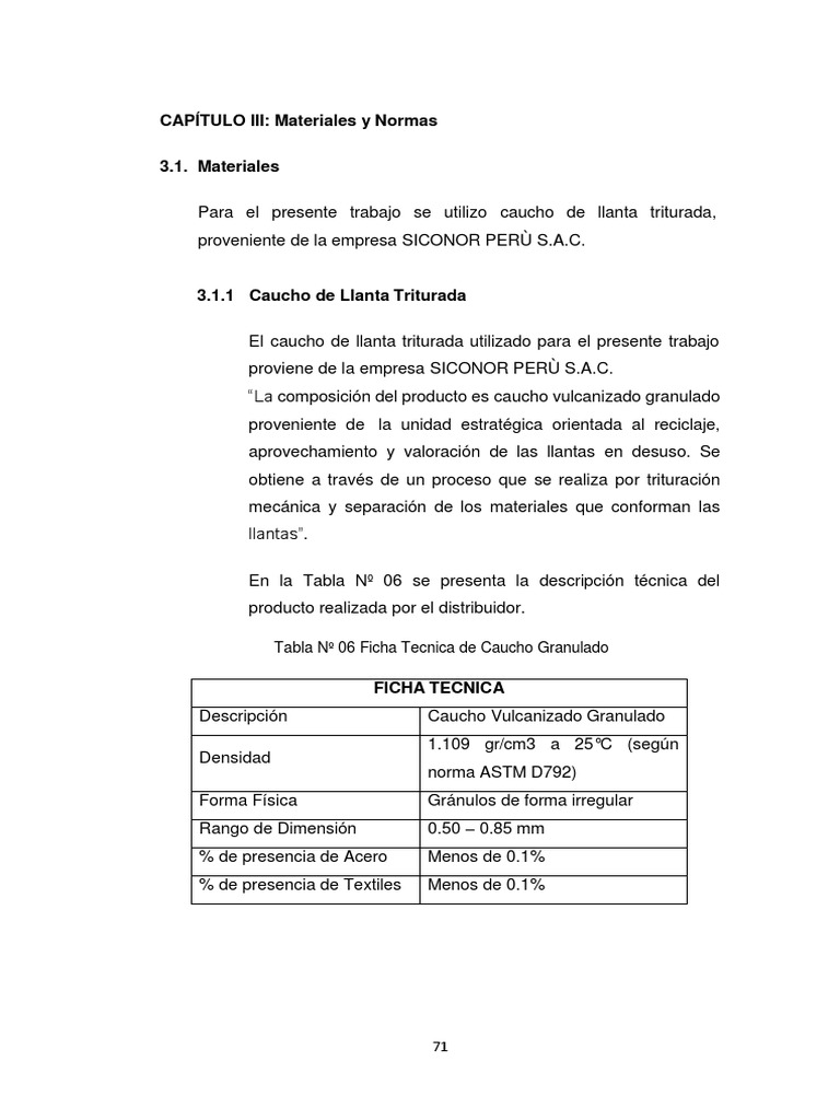 Tesis Asfalto Caucho | PDF | Caucho natural | Acero Tesis Asfalto Caucho | PDF | Caucho natural | Acero