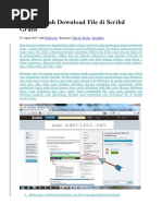 Cara Download Scribd Gratis Di Laptop Dan HP | PDF
