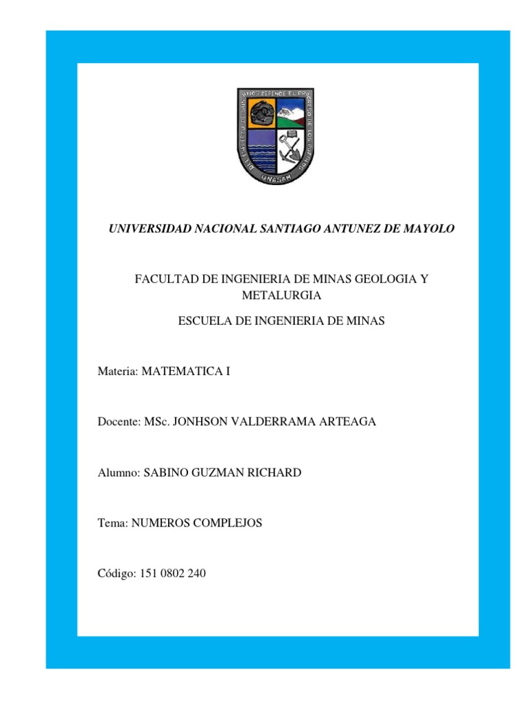 Caratula Unasam | PDF