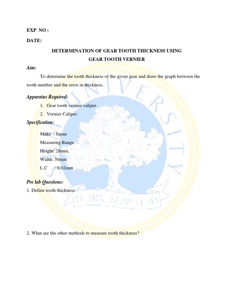 Measuring Gear Properties and Performance Using Specialized Testing ...