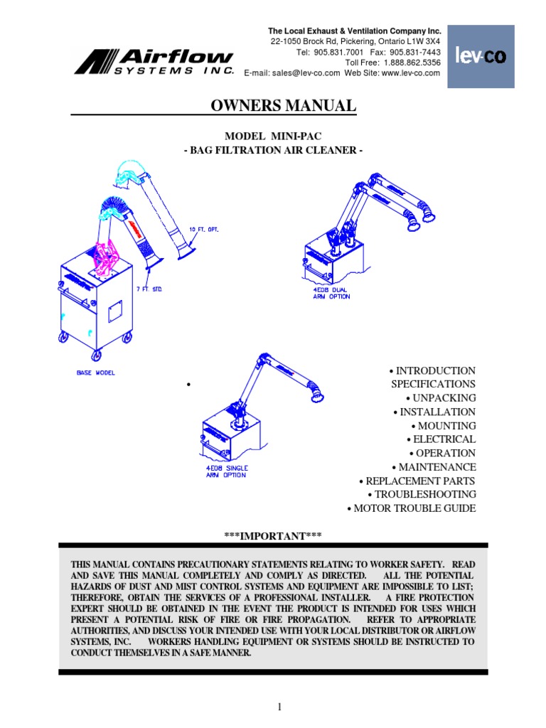 (02-07) Mini-Pac Owners Manual | PDF | Fuse (Electrical) | Electrical ...