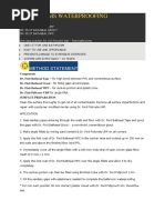 Work Order: Water Proofing of Toilets As Approved Method & Details ...