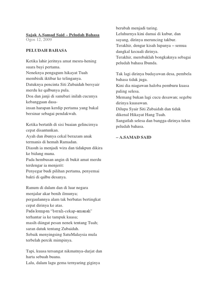 Koleksi Sajak | PDF
