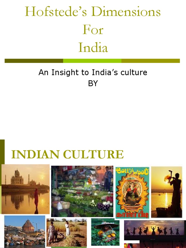 Hofstede India | PDF | Collectivism | Gender Role