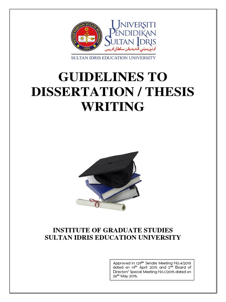 UPSI Thesis Guideline | PDF | Thesis | Validity (Statistics)