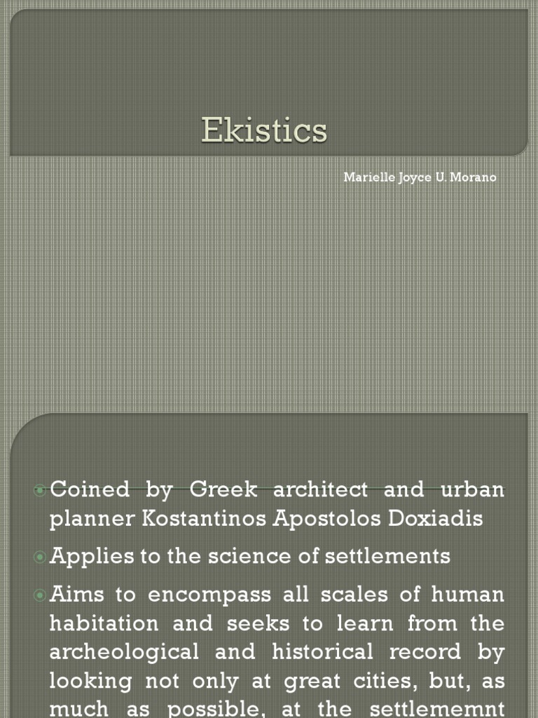 Understanding Human Settlements Theory | PDF