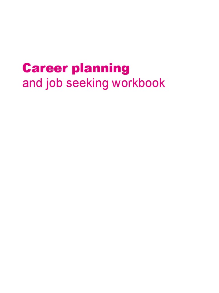 Career Planning and Job Seeking Workbook 06 | PDF | Employment | Learning