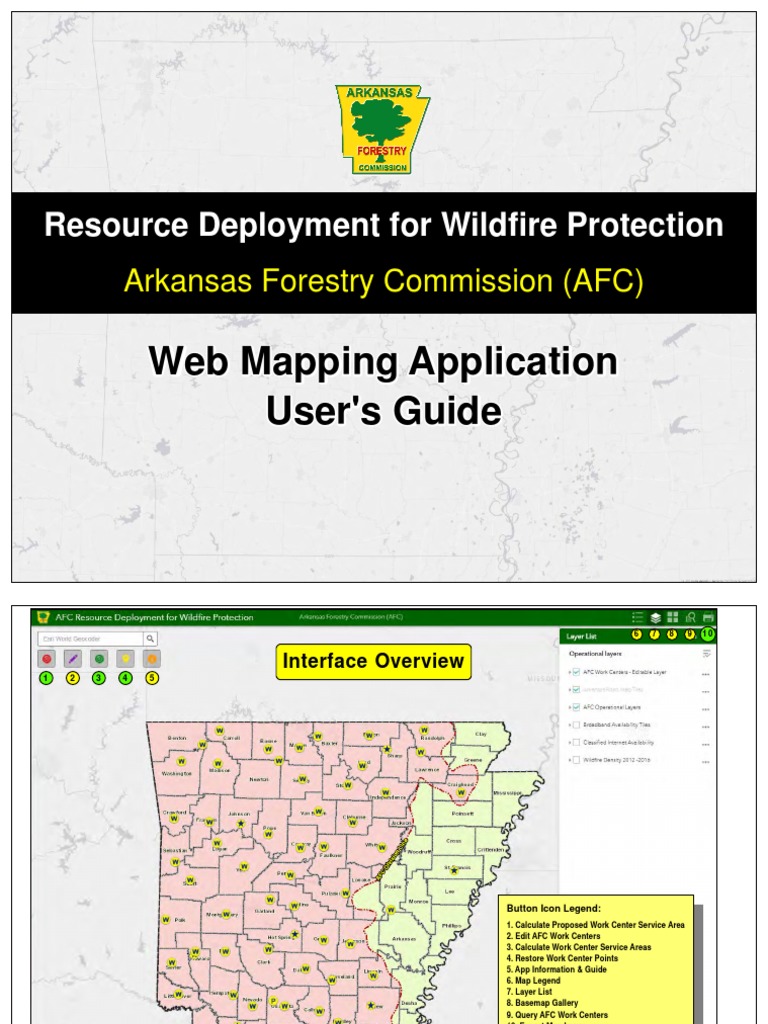 Web Mapping Application User's Guide: Resource Deployment For Wildfire ...