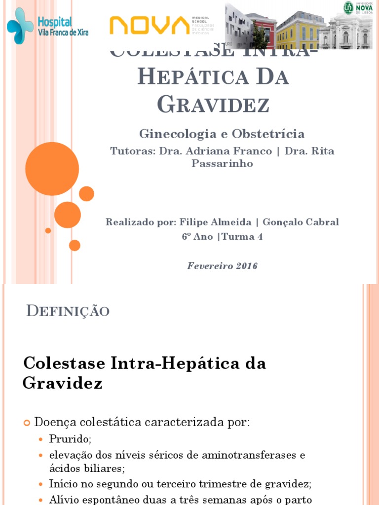 Colestase Intra-Hepática na Gravidez | PDF | Hepatite | Gravidez