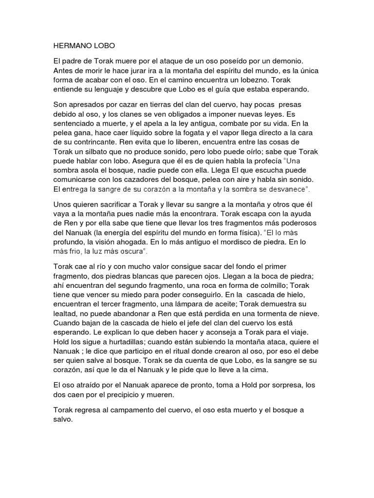 Hermano Lobo | PDF | Lobo gris | Ocio