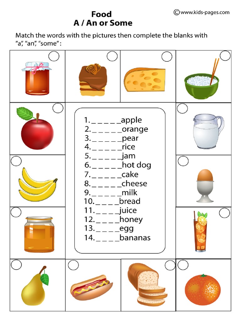 Food An Some Kids PDF | PDF