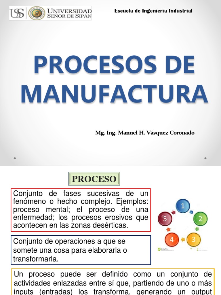 Clase 02-Procesos de Manufactura | PDF | Hierro | Rieles